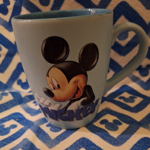 Disney | Dining | Authentic Disney Store Exclusive Matte Blue Mickey ...